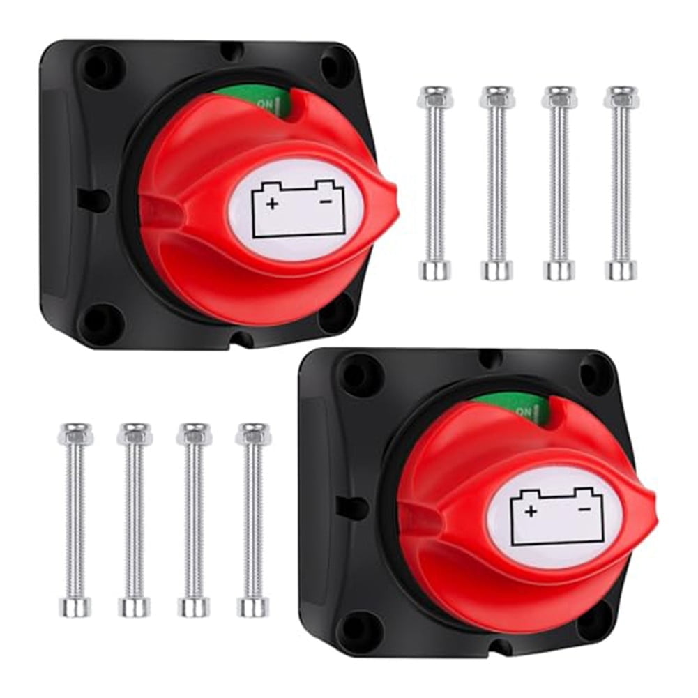 Battery Isolator Switch 12V24V 1-2-Both-Off Main Power Switch Battery ...