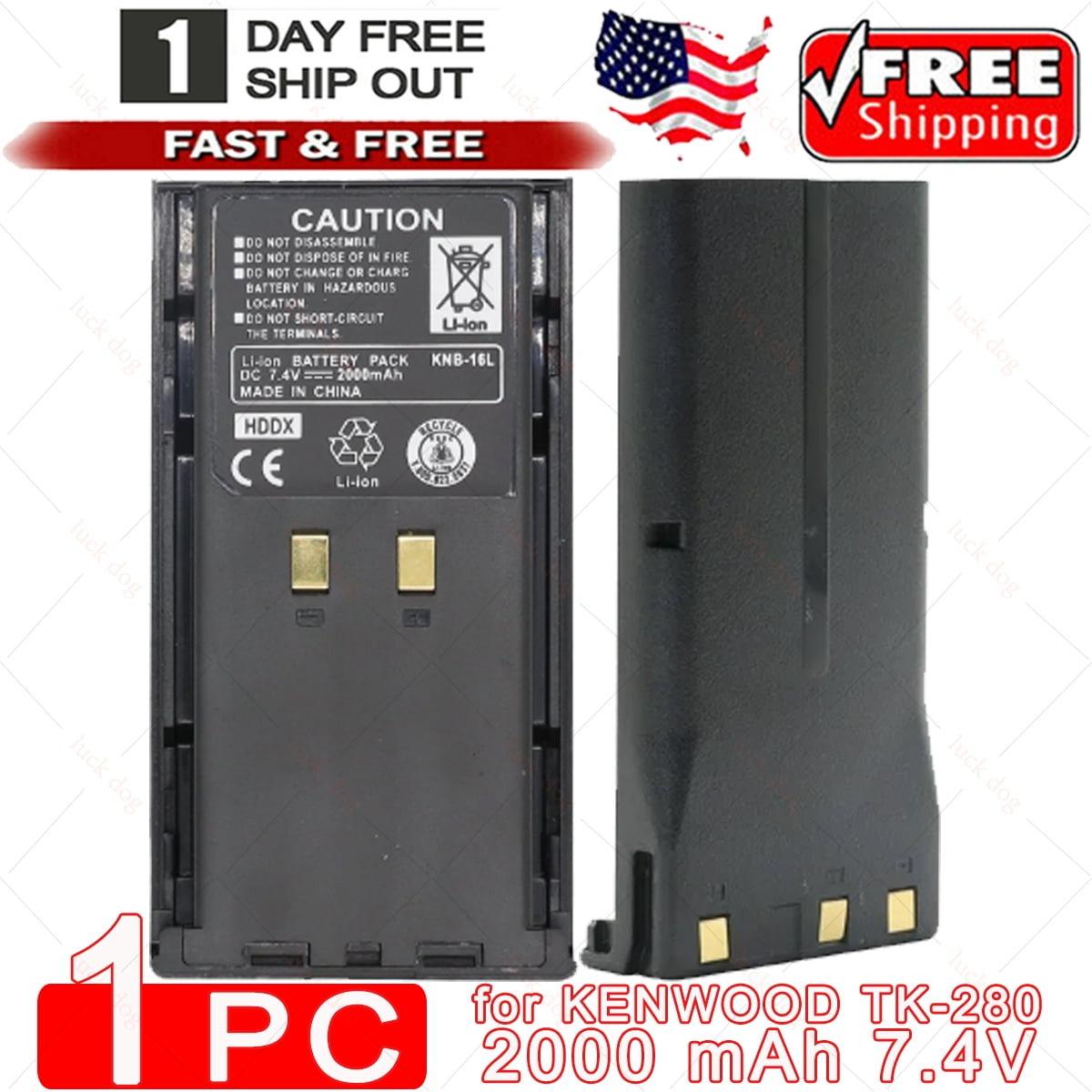 Battery for KENWOOD TK-280 TK-380 KNB-16 KNB-17A TK-190 TK-290 TK-390 ...