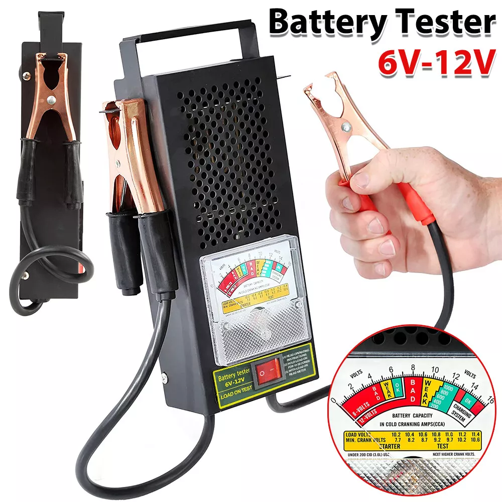 Battery Load Tester 100 Amp Load Type 6V-12V 100A Mechanics Car Truck ...