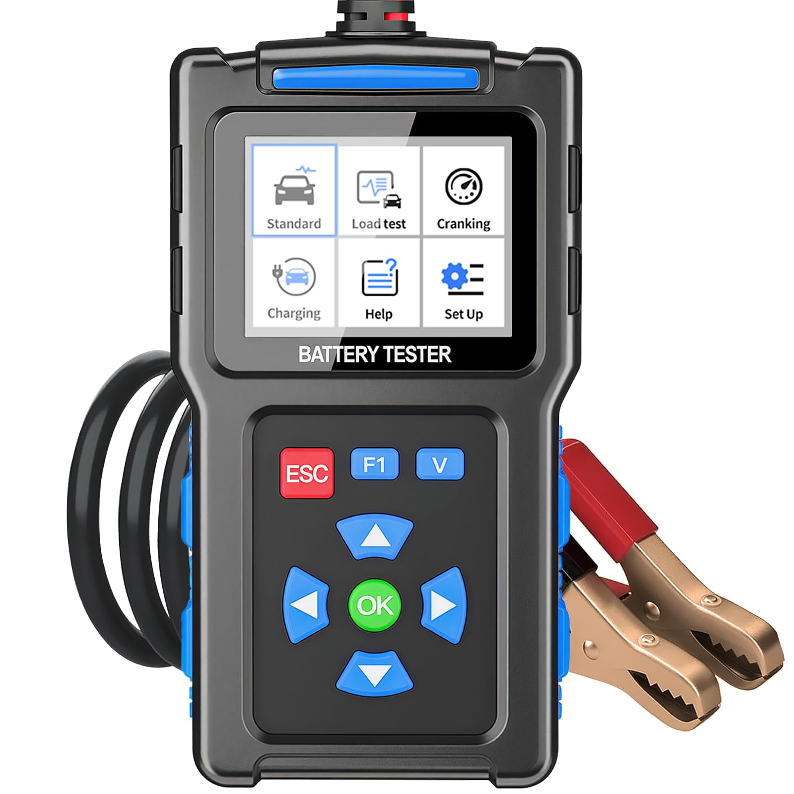 Battery Load Tester 12v Automotive, 20-2000 CCA Car Battery Tester and ...