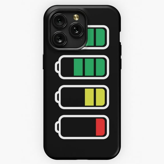 Battery Low Pixel Energy Buffer Chill Mode Days Case for iPhone 11 12 ...