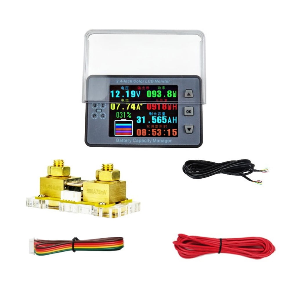 Battery Monitor, 8-100V Digital BatteryCapacity Tester, Percentage ...