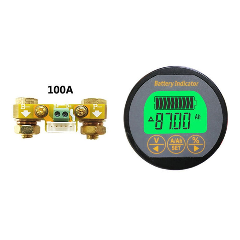 Battery Monitor DC 0-80V0-350A SOC AH VOLT AMP Capacity Tester ...