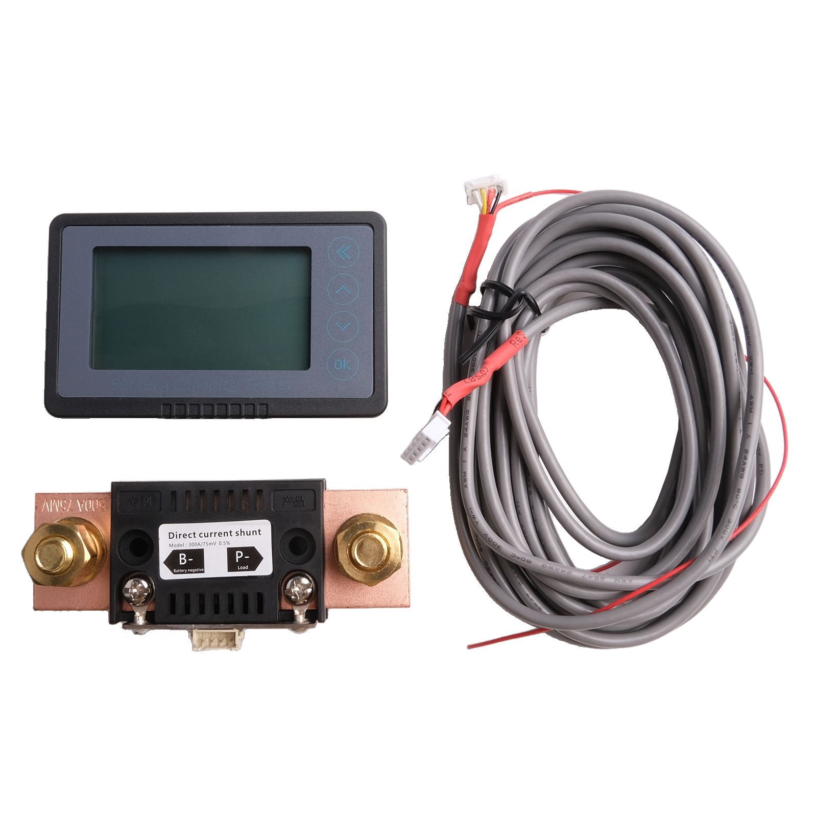 Battery Monitor Meter Caravan Rv Lcd Display Battery Capacity Tester 8 ...