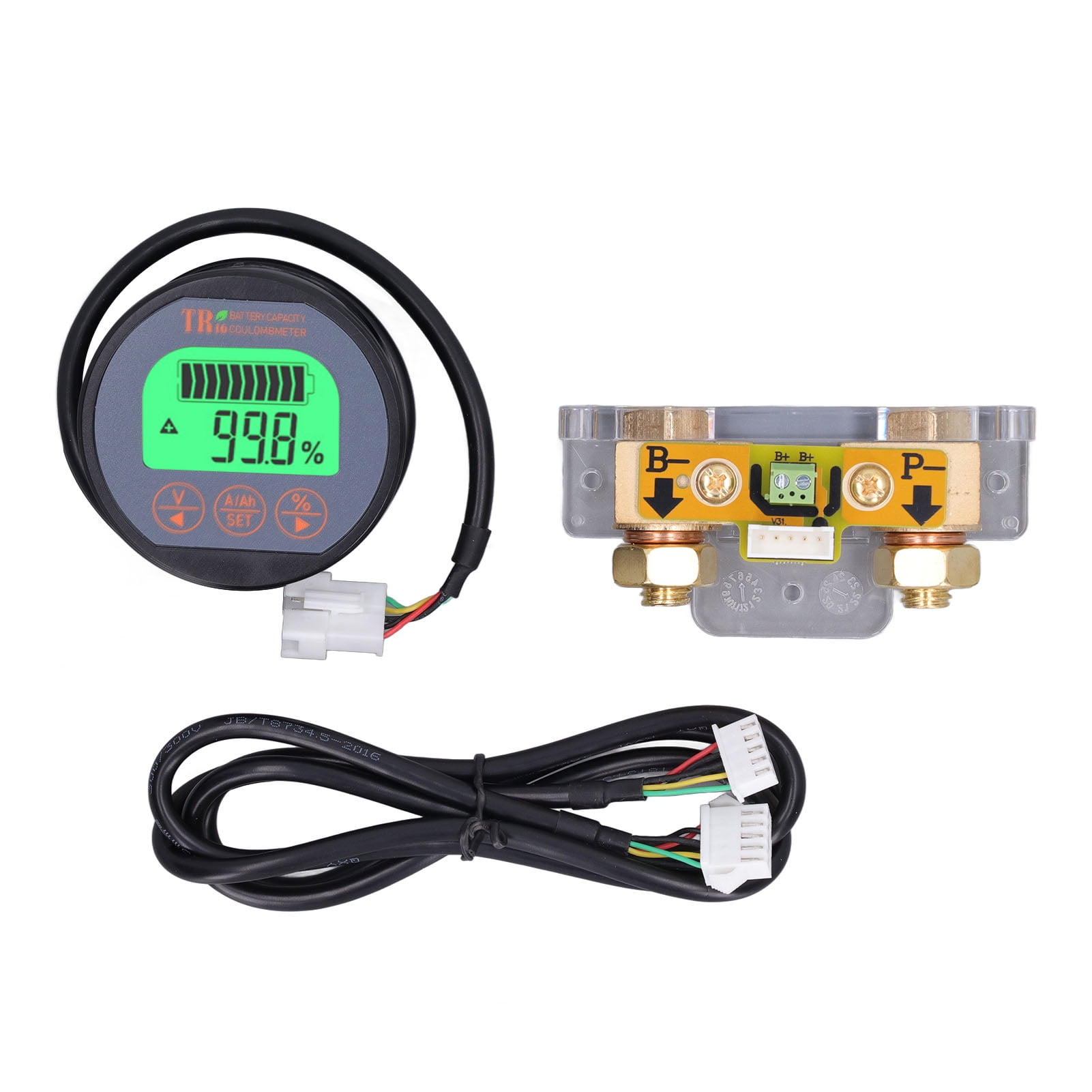 Battery Monitor Waterproof Reverse Connection Protection Battery ...