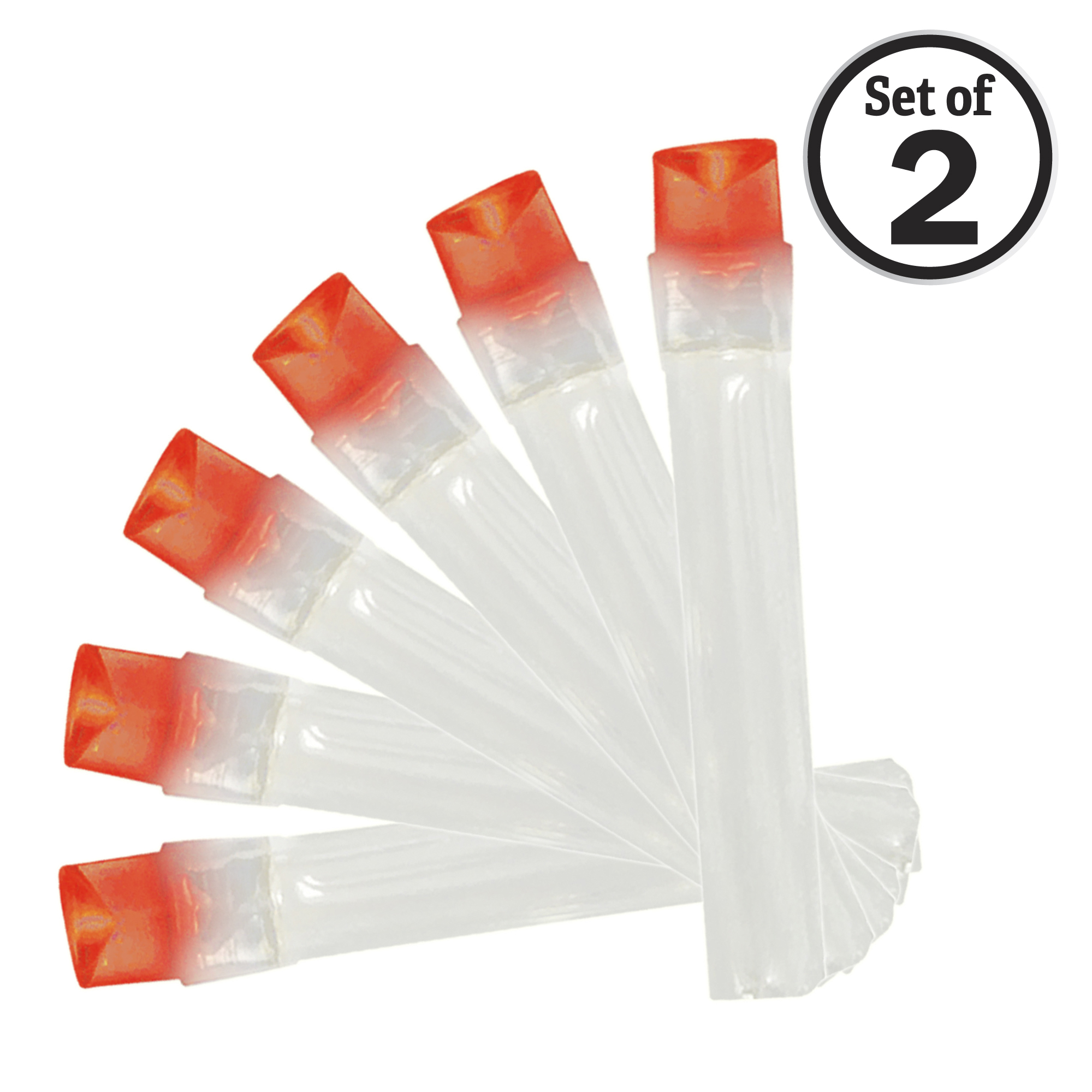 Battery Operated 15 Lt Little Lites LED Lights, Red, Transparent Red ...