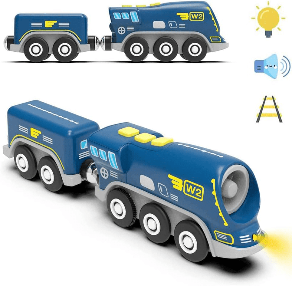 Battery Operated Action Locomotive Train (Magnetic Connection ...