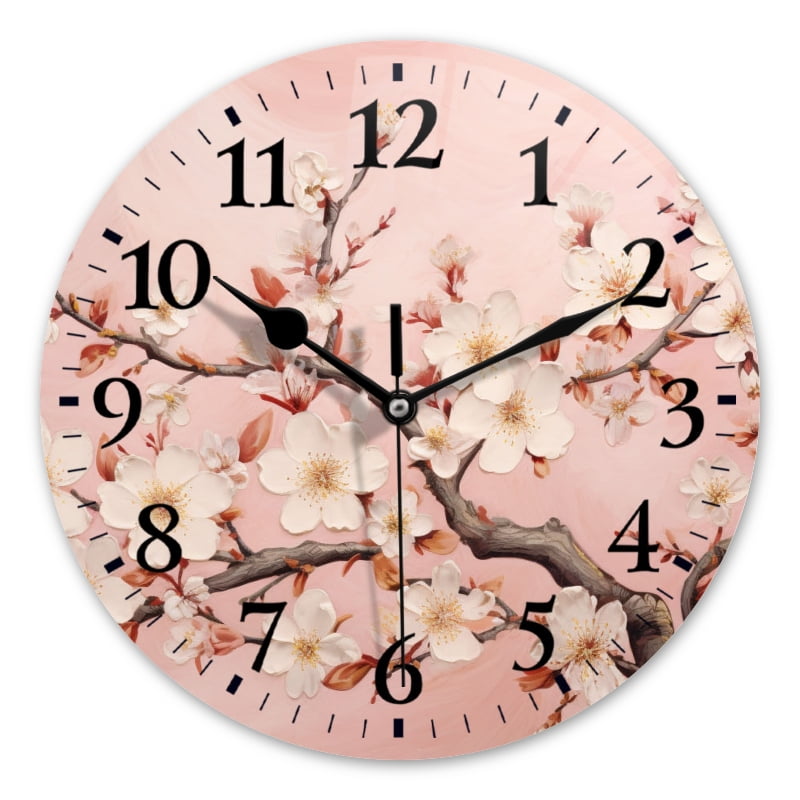 Battery Operated Analog Wall Clocks Non-Ticking Silent Modern Clock ...