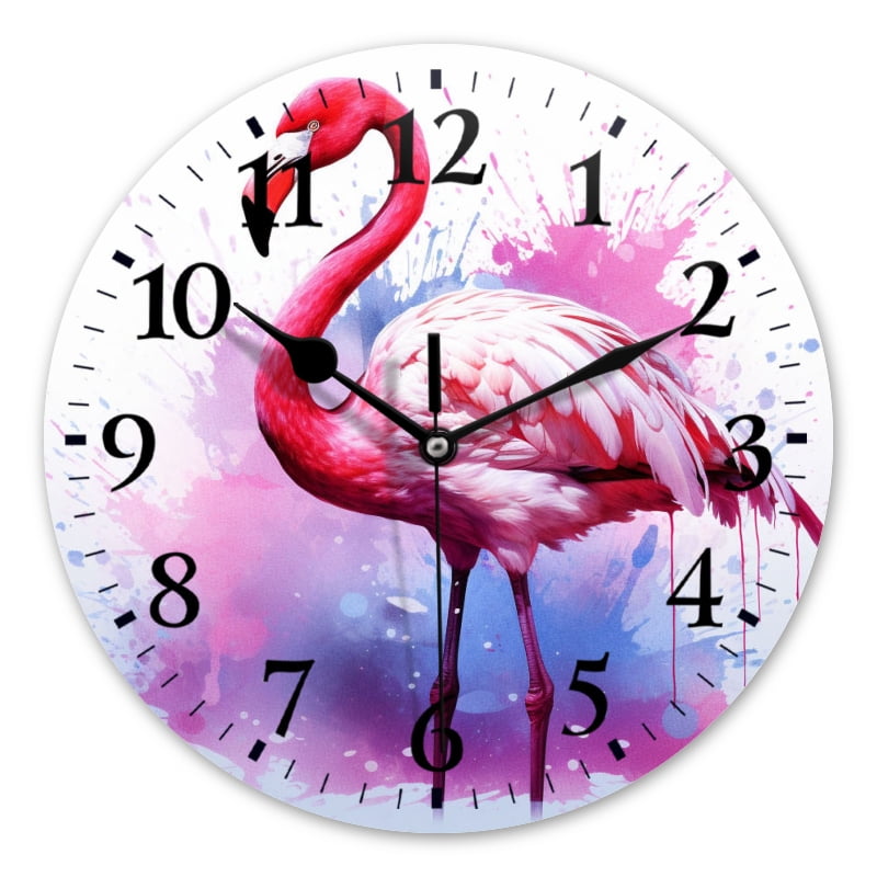 Battery Operated Analog Wall Clocks Non-Ticking Silent Modern Clock ...