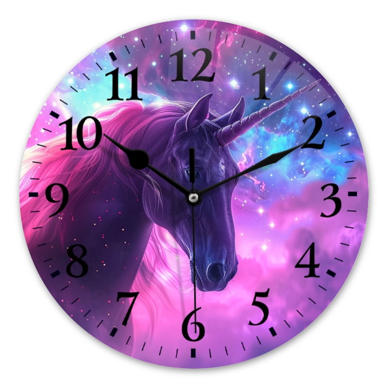 Battery Operated Analog Wall Clocks Non-Ticking Silent Modern Clock ...