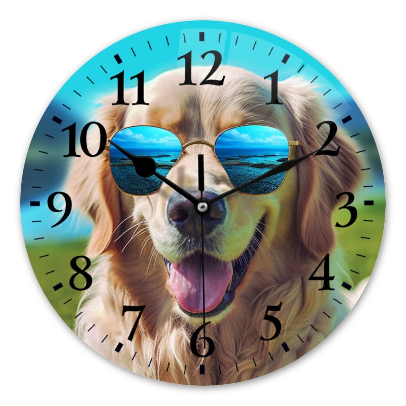 Battery Operated Analog Wall Clocks Non-Ticking Silent Modern Clock ...