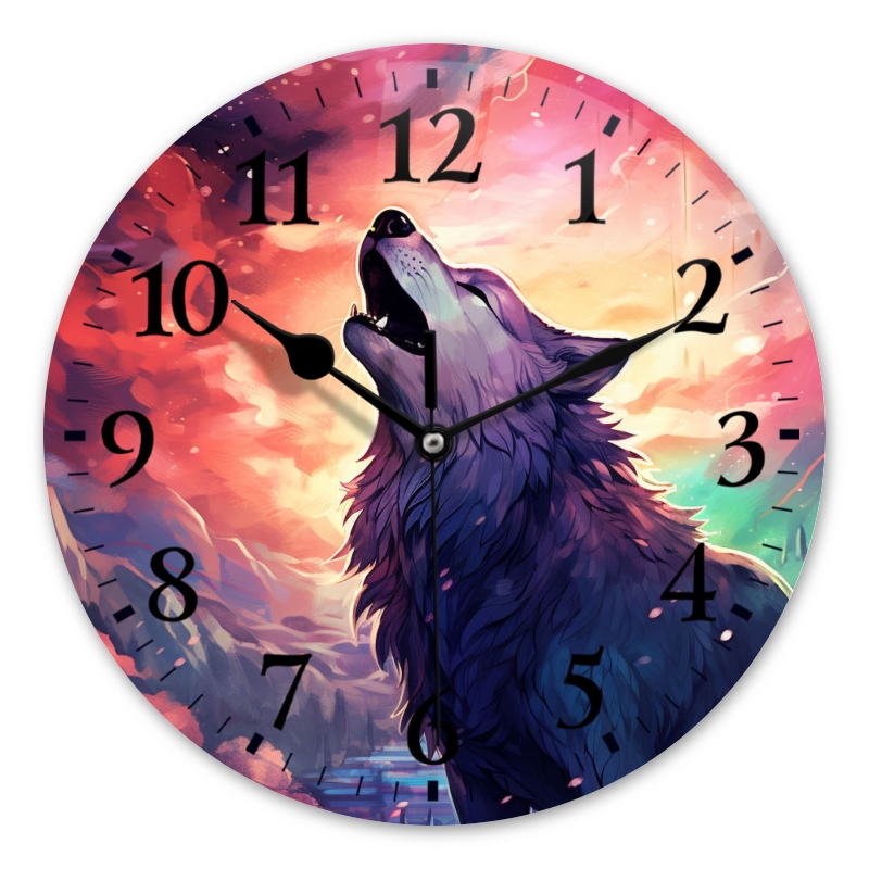 Battery Operated Analog Wall Clocks Non-Ticking Silent Modern Clock ...