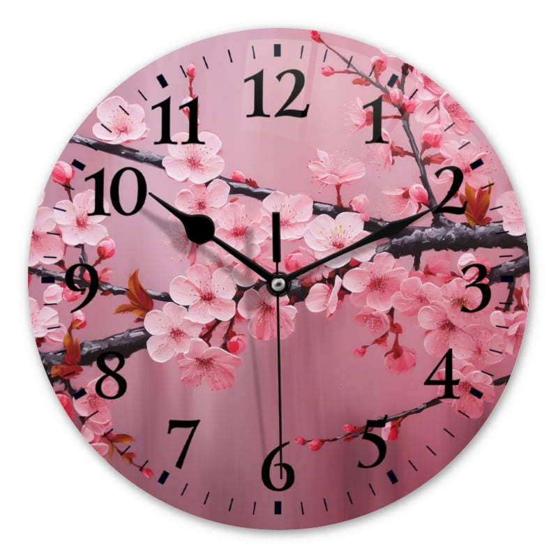 Battery Operated Analog Wall Clocks Non-Ticking Silent Modern Clock ...