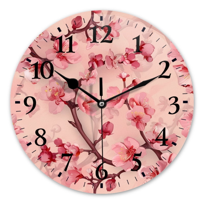 Battery Operated Analog Wall Clocks Non-Ticking Silent Modern Clock ...
