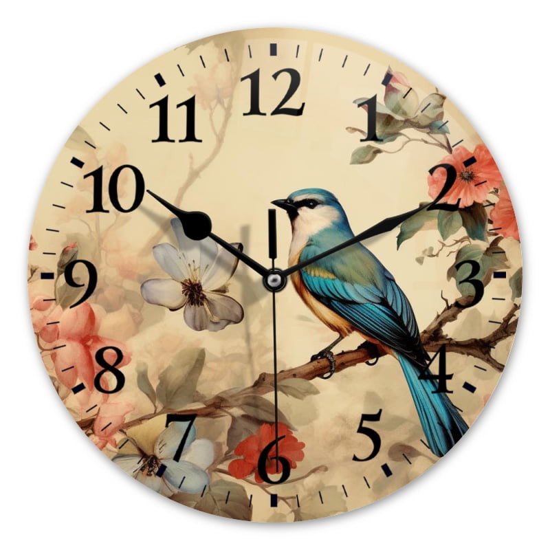 Battery Operated Analog Wall Clocks Non-Ticking Silent Modern Clock ...