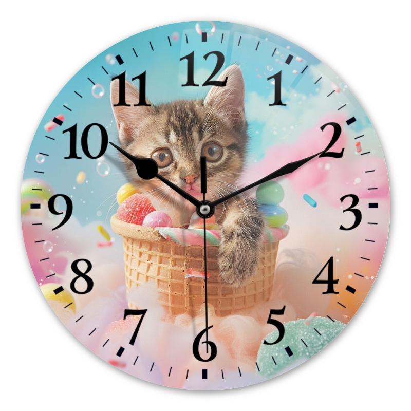 Battery Operated Analog Wall Clocks Non-Ticking Silent Modern Clock ...