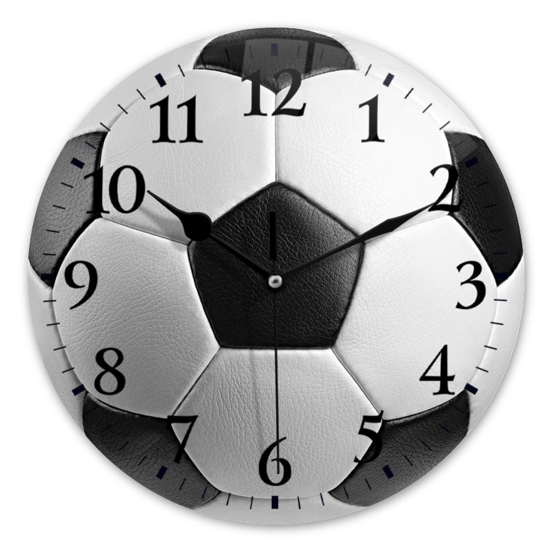 Battery Operated Analog Wall Clocks Non-Ticking Silent Modern Clock ...