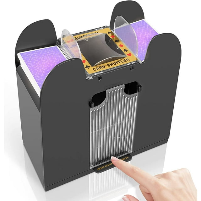 Battery Operated Automatic Card Shuffler 2/4/6 Decks,Electric Casino ...