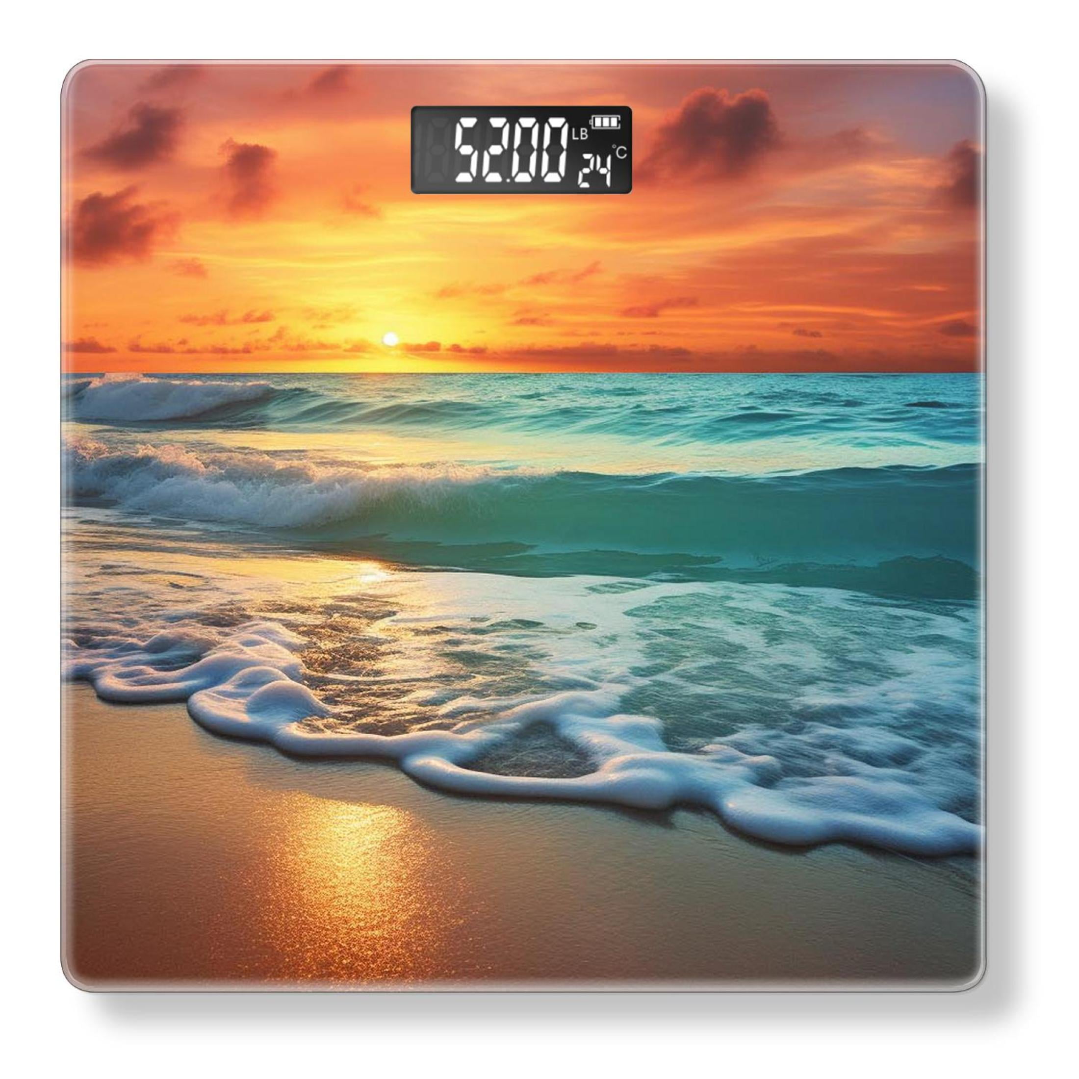 Battery Operated Bathroom Scale Weight Digital Body Scale Personalized ...