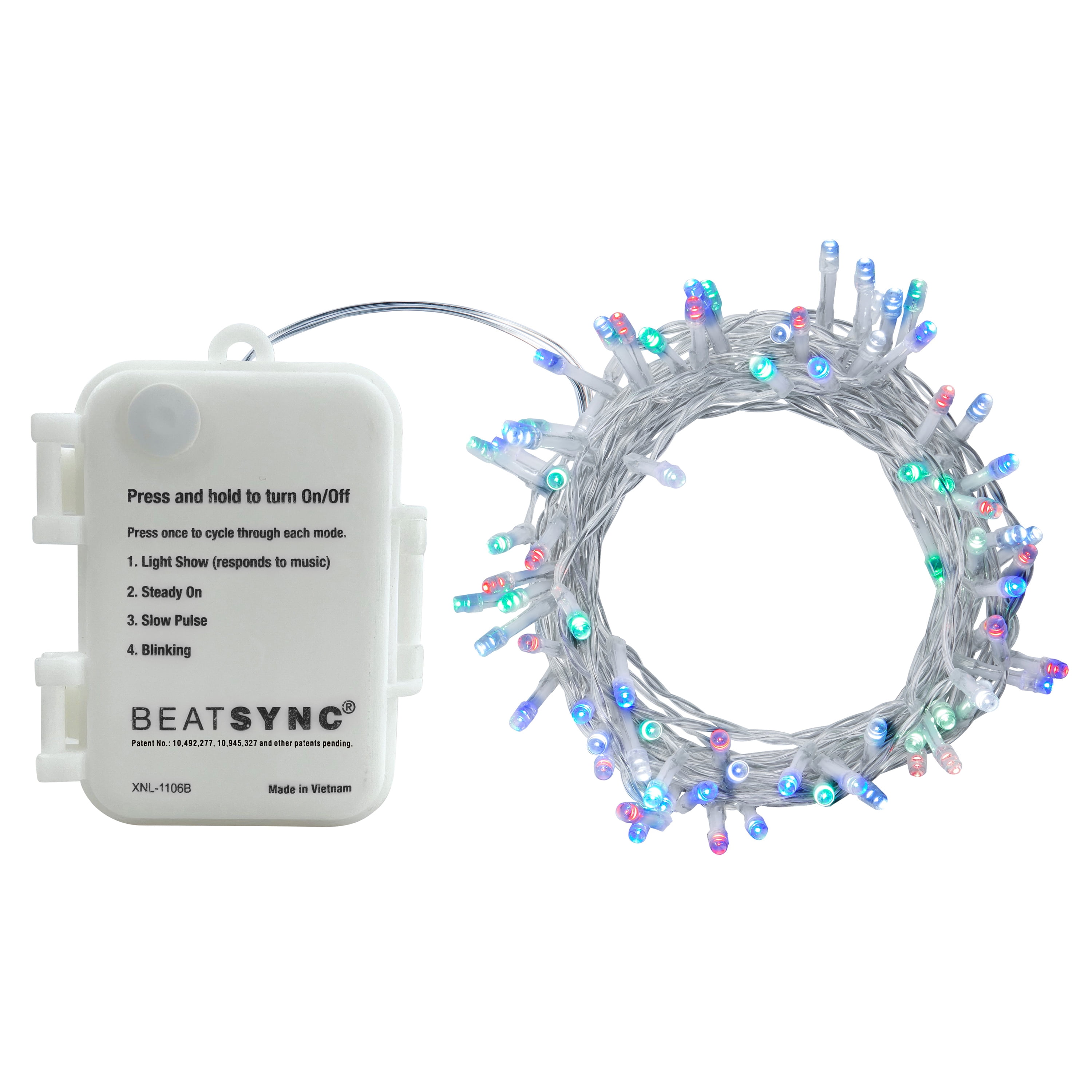 Battery Operated Beatsync Multi Color LED Light, 120ct - Walmart.com