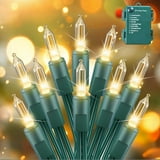 Lifiietho 17 Ft 50 LED Battery Operated Christmas Mini String Lights ...