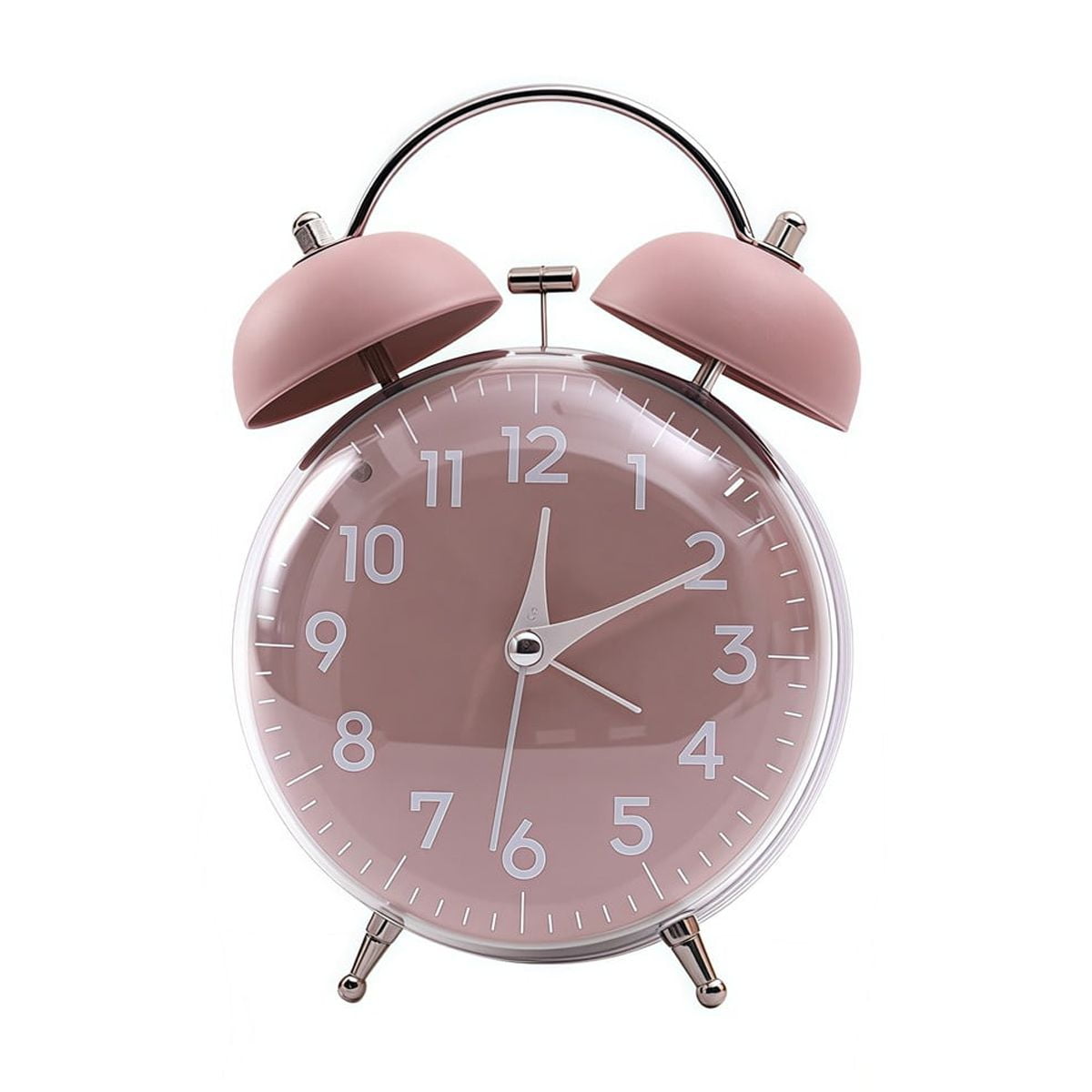Battery Operated Clock Extra Loud Alarm Built-In Night Light Classic ...