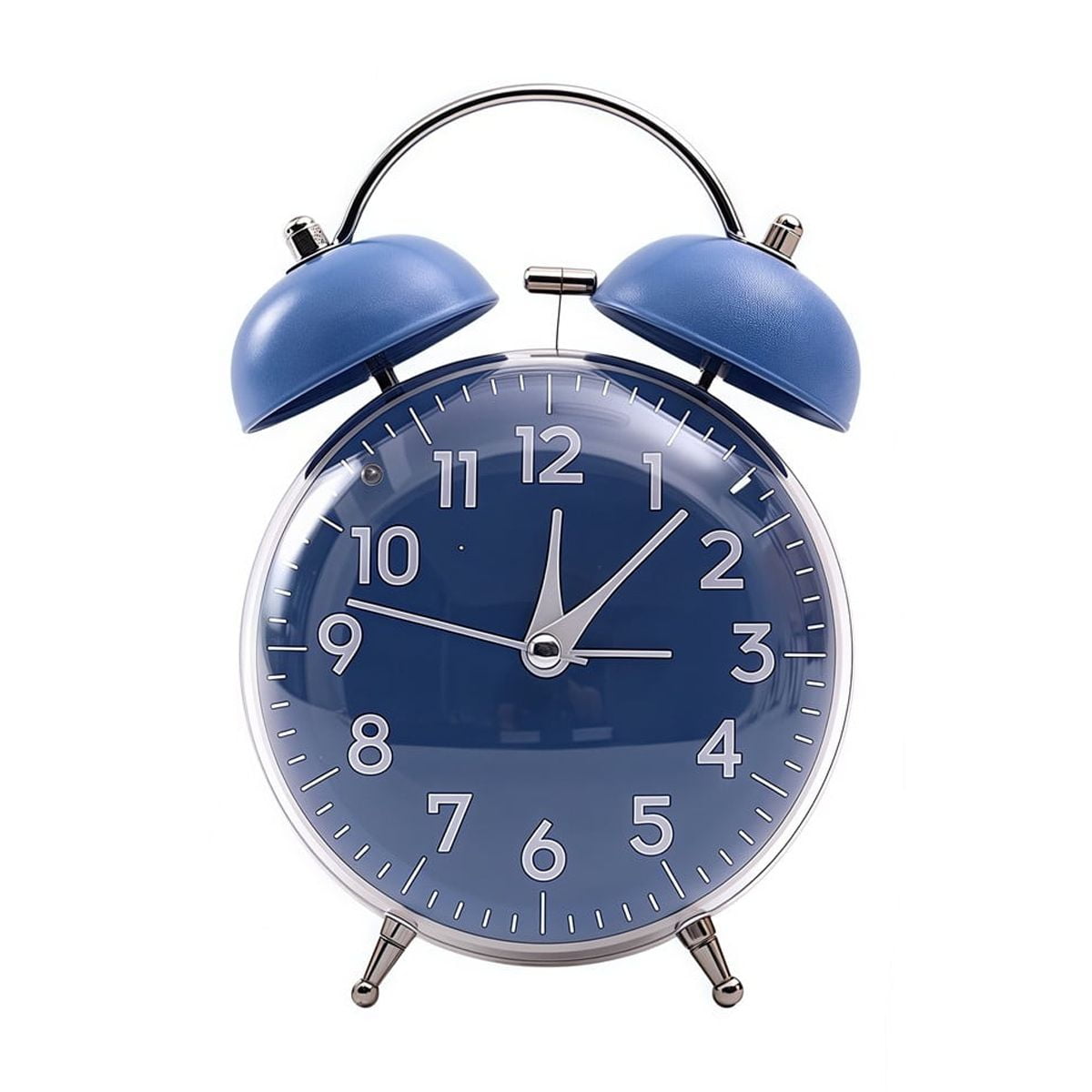 Battery Operated Clock Extra Loud Alarm Built-In Night Light Classic ...