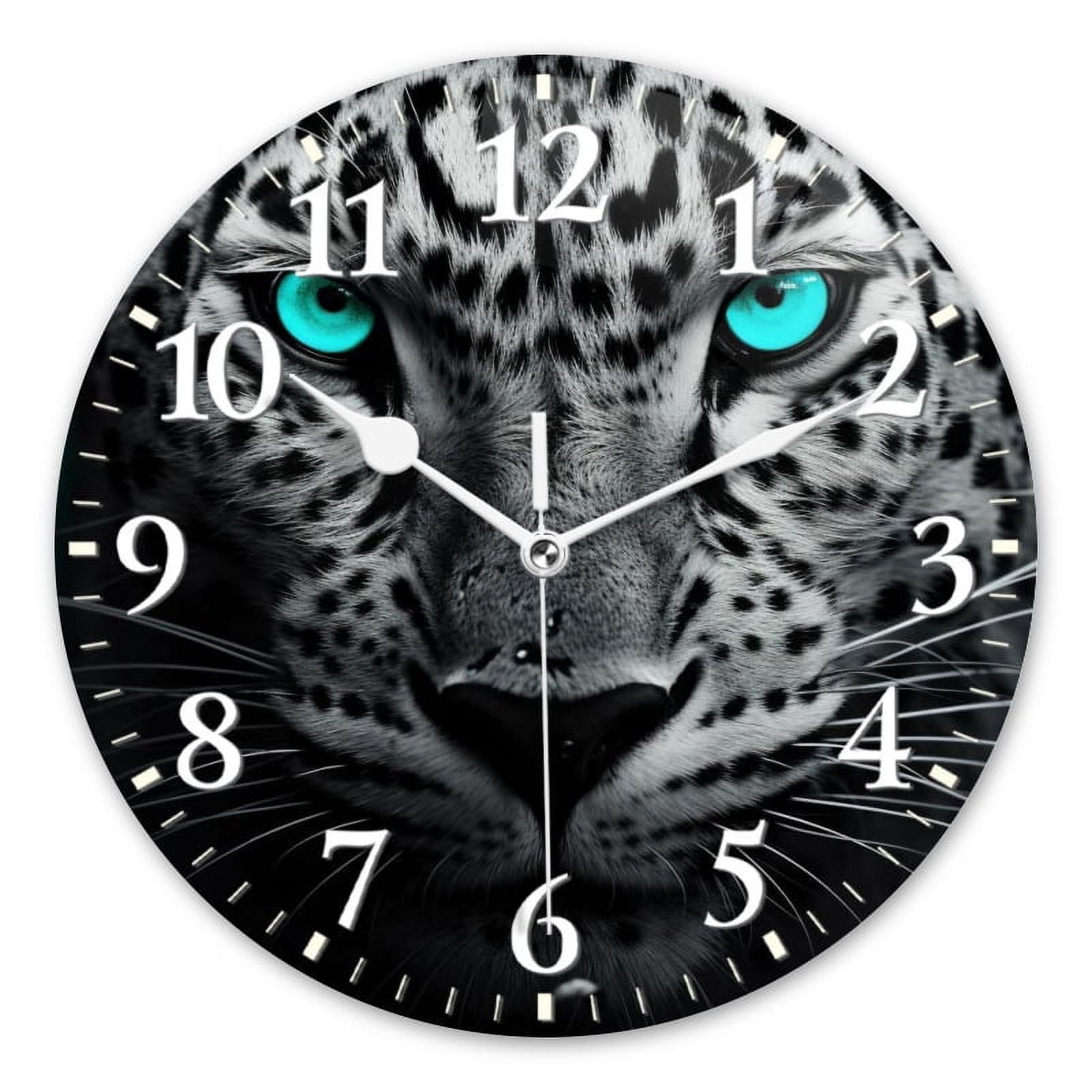 Personalized Wall Clock Non-Ticking Silent Clocks Battery Operated ...