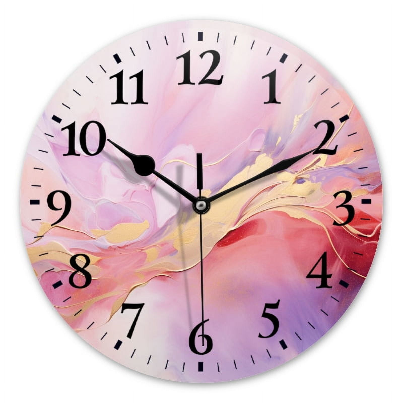 Battery Operated Decor Clocks Non-Ticking Silent Clocks Personalized ...