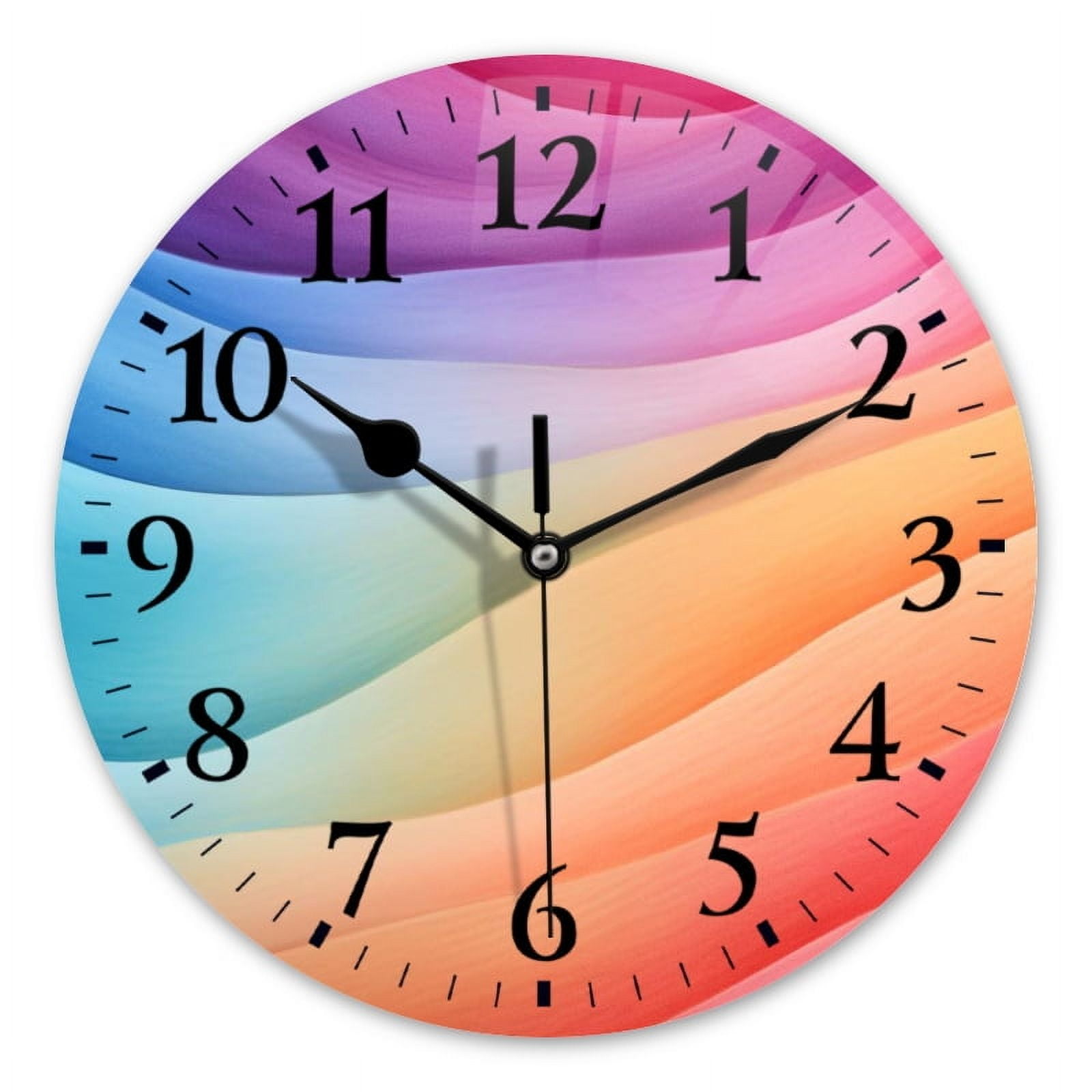 Battery Operated Decor Clocks Non-Ticking Silent Clocks Personalized ...