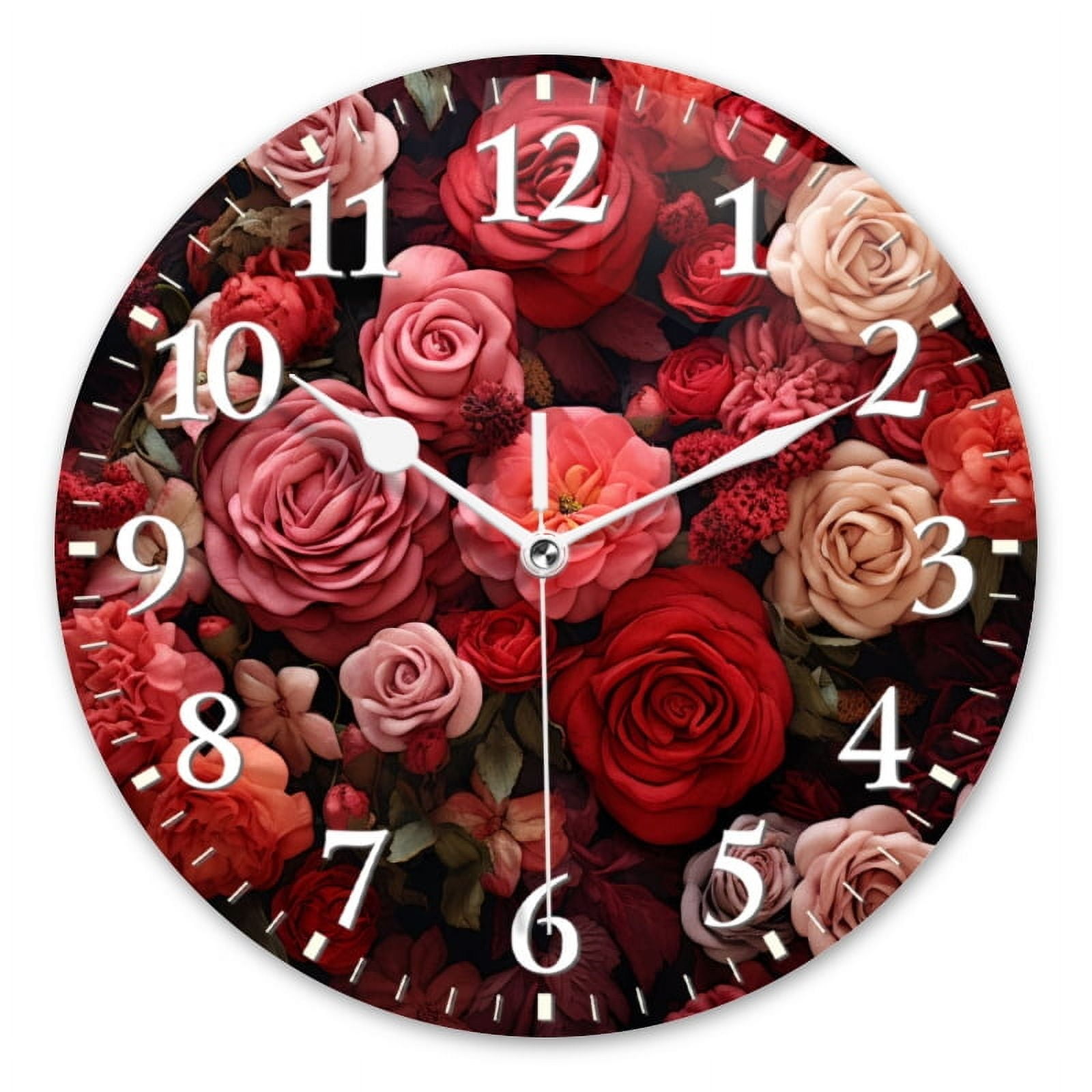 Battery Operated Decor Clocks Non-Ticking Silent Clocks Personalized ...