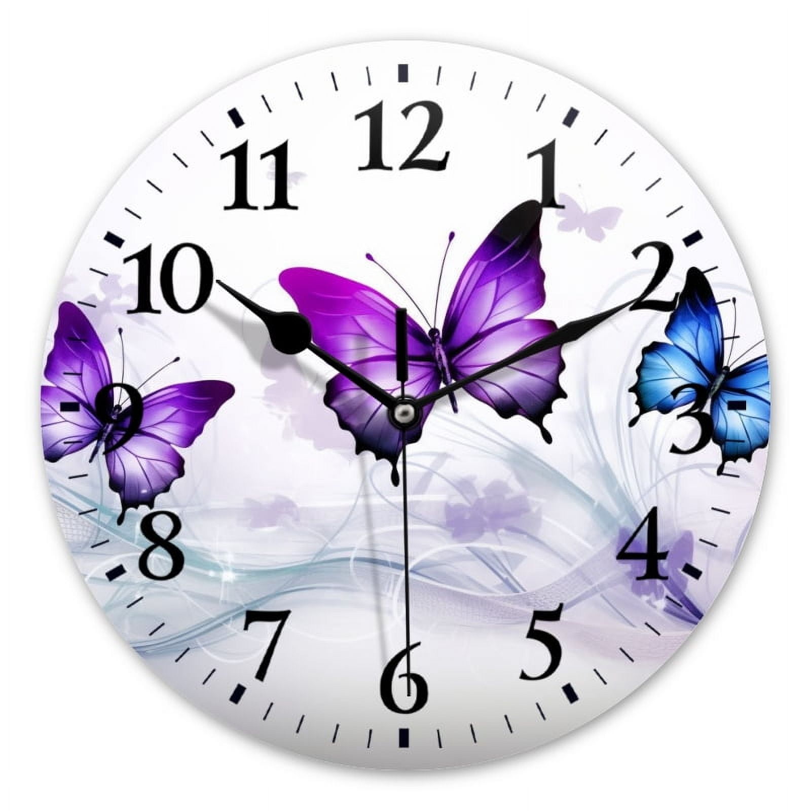 Battery Operated Decor Clocks Non-Ticking Silent Clocks Personalized ...