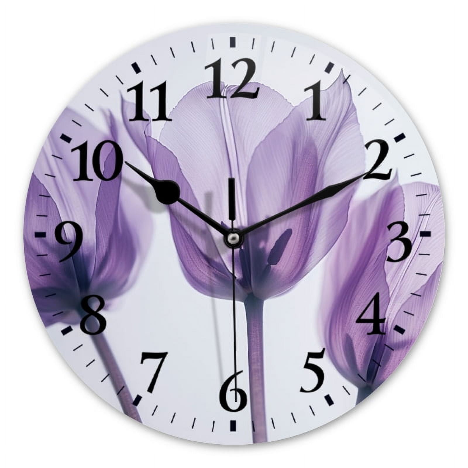 Battery Operated Decor Clocks Non-Ticking Silent Clocks Personalized ...