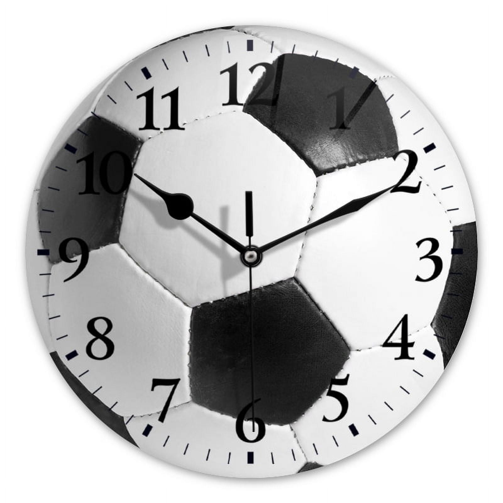 Personalized Wall Clock Non-Ticking Silent Clocks Battery Operated ...