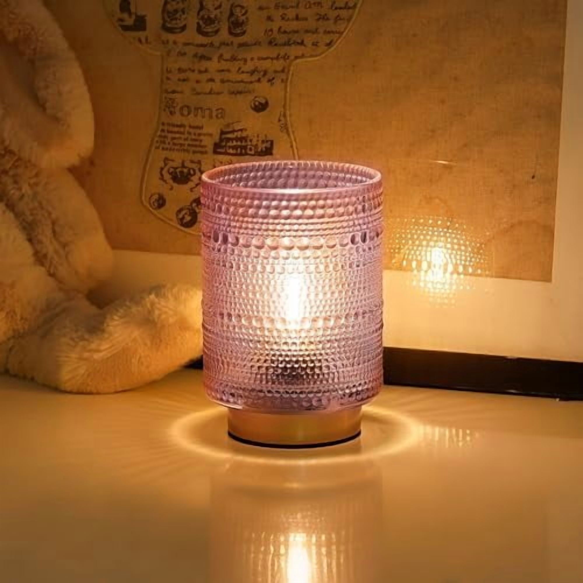 Battery Operated Decorative Lamp with Timer, Small Cozy Ambience Lamps ...