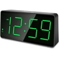 Battery Operated Digital Clock, Alarm Clock for Bedrooms - Cordless ...