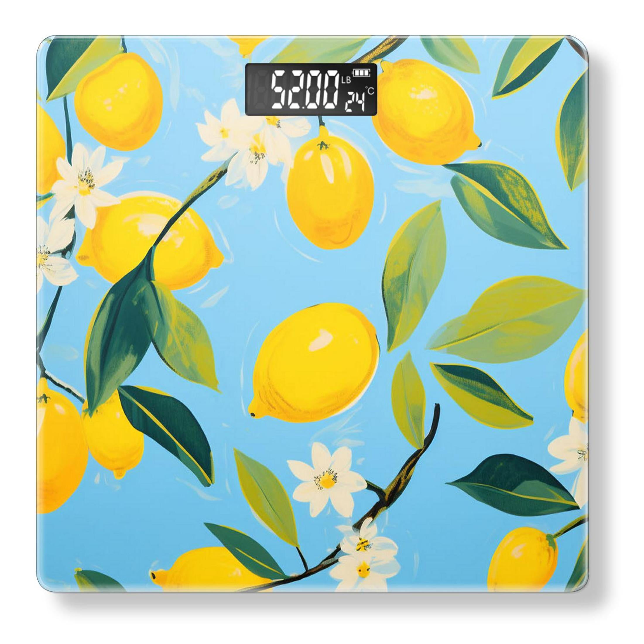 Battery Operated Digital Scales Capacity with LCD Backlit Display Body ...