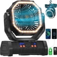 Battery Operated Fan Portable Battery Powered Outdoor Camping Tent Fan ...
