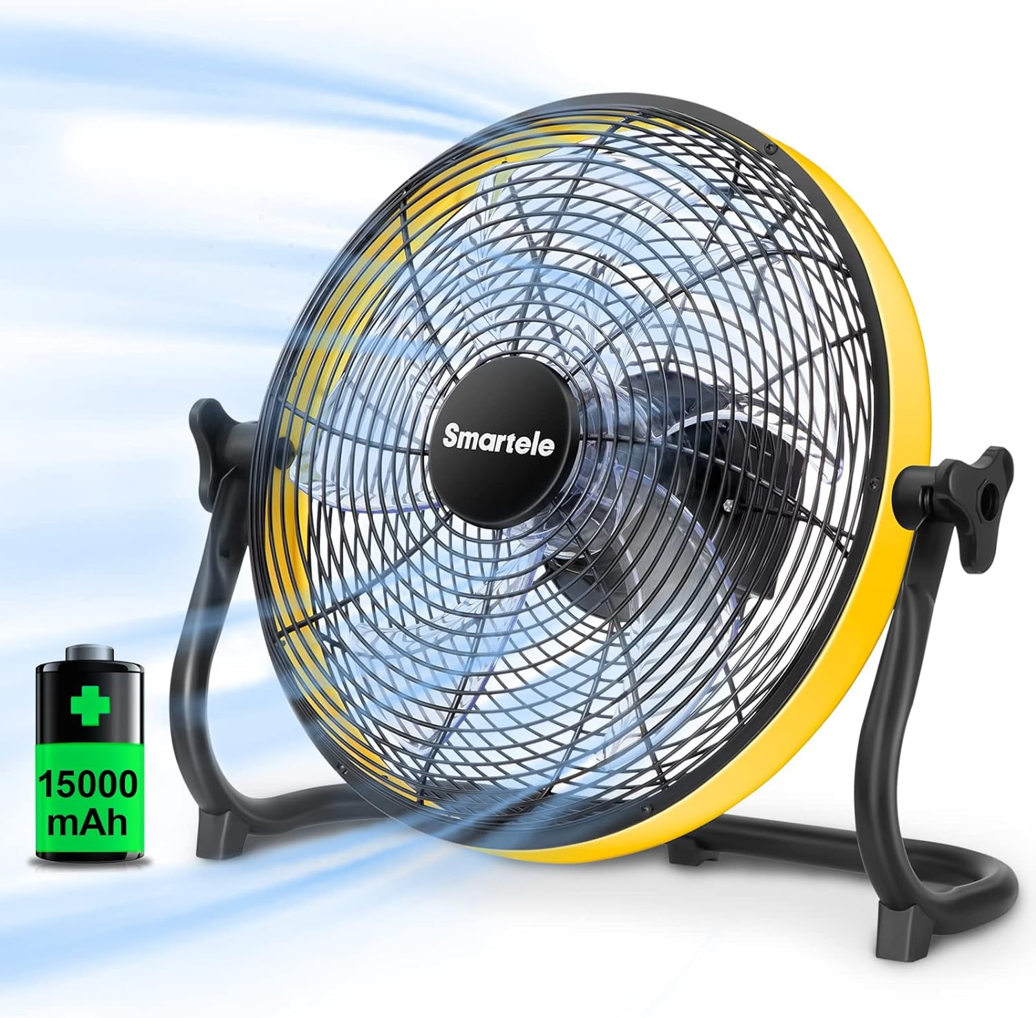 Battery Operated Fan, Battery Powered Fan, Rechargeable Floor Fan ...