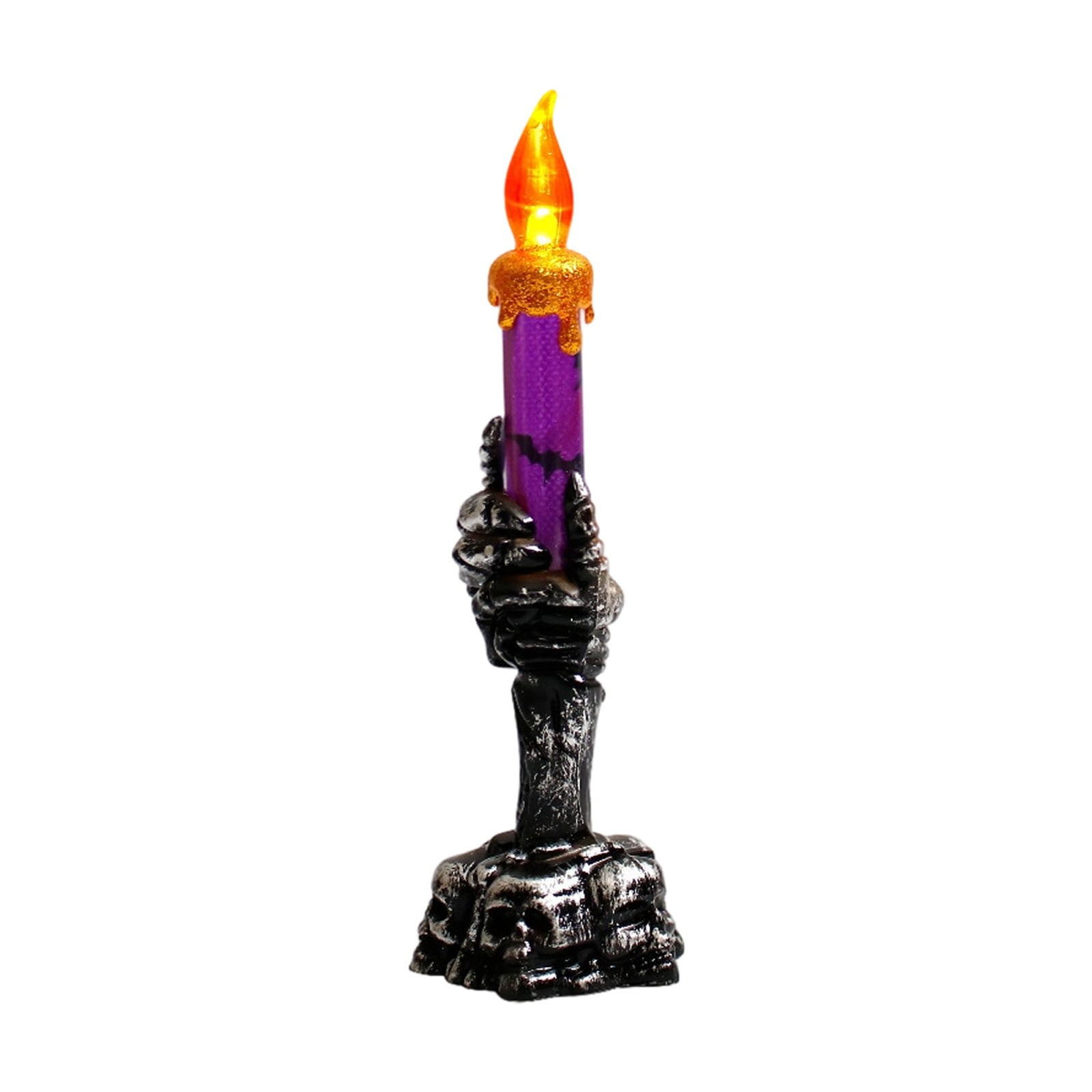Battery-Operated Halloween Ghostly Hand Light Prop, Flameless ...