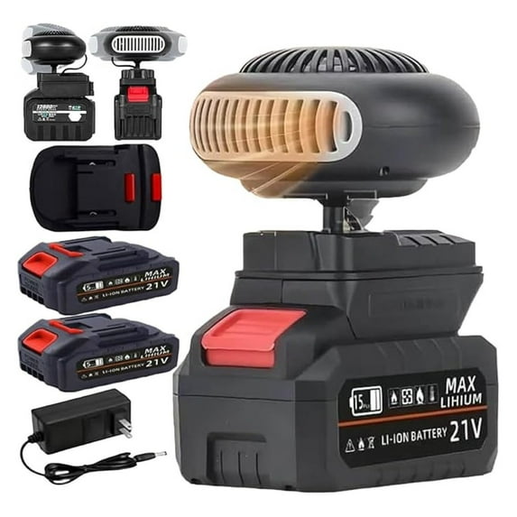 Battery Operated Heater, Portable Space Heater with USB, 1500mAh ...