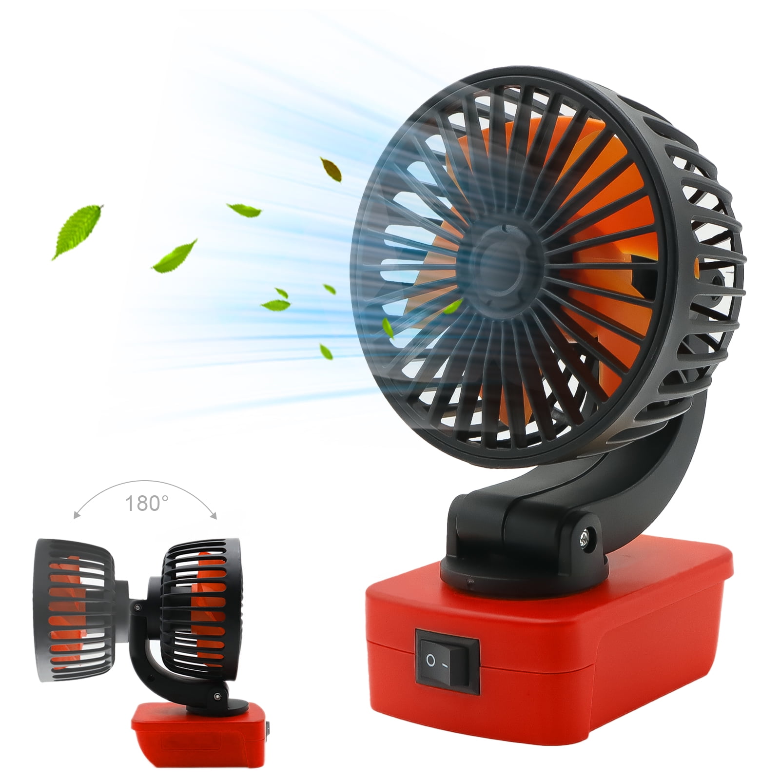 Battery Operated Jobsite Fan for Milwaukee M18 18V Battery(48-11-1850 ...