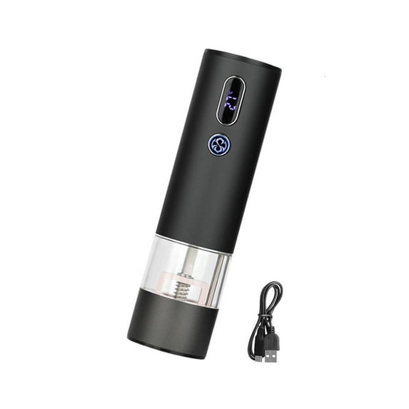 Battery Operated LED Display Electric Peppers Mill Rechargeable Grinder ...