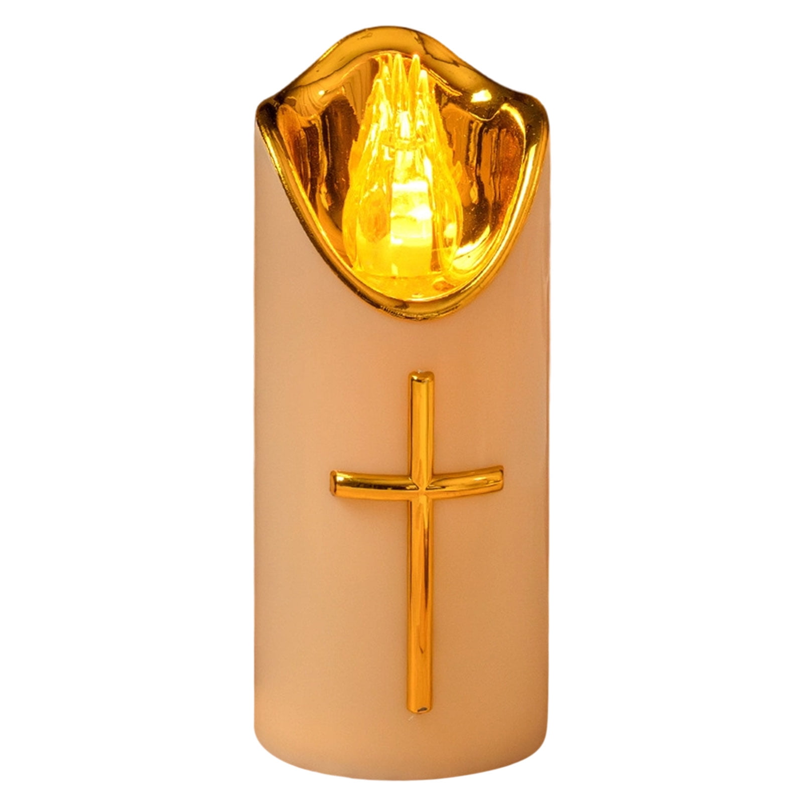 Battery Operated LED Grave Candles, Realistic Flickering Flame Effect ...