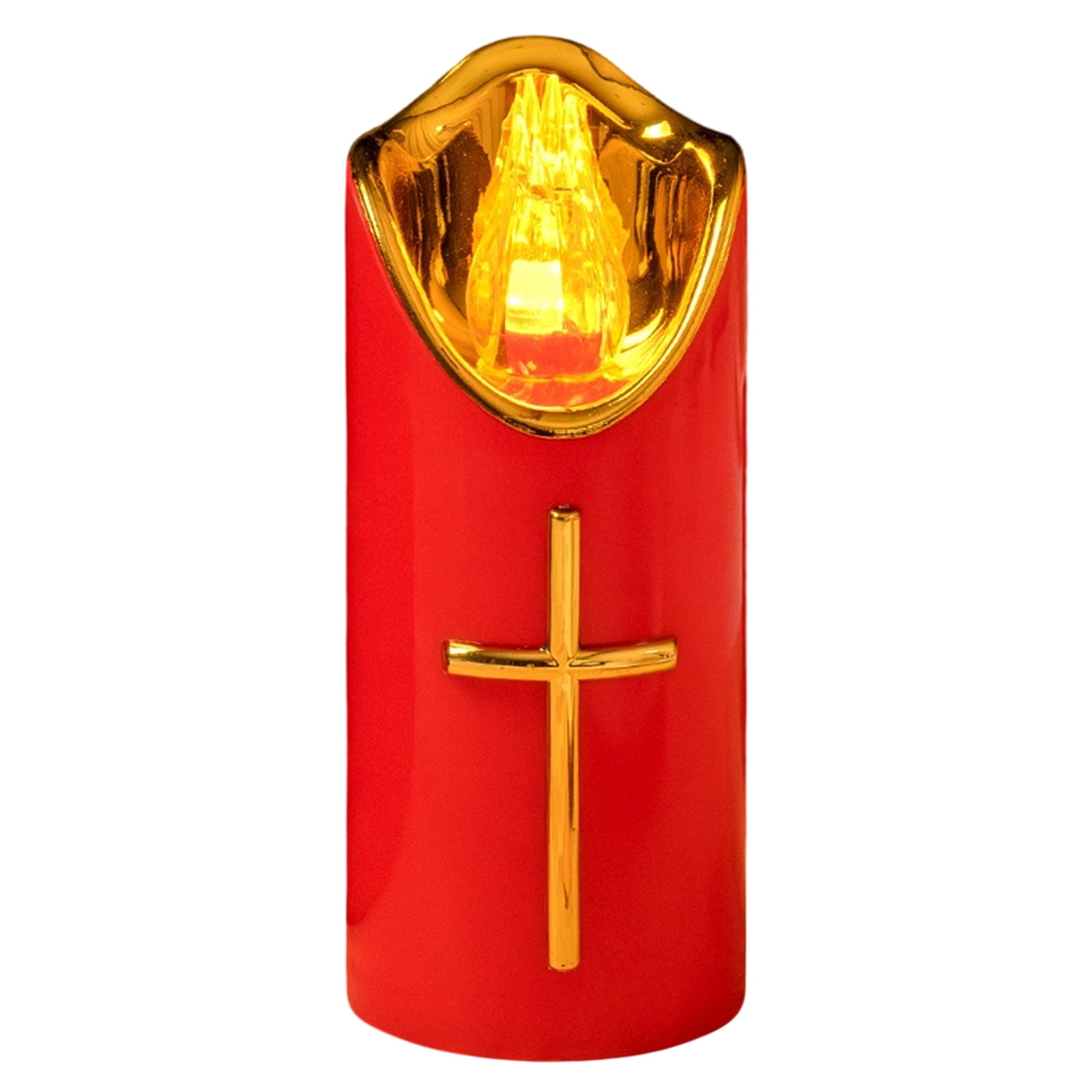 Battery Operated LED Grave Candles, Realistic Flickering Flame Effect ...