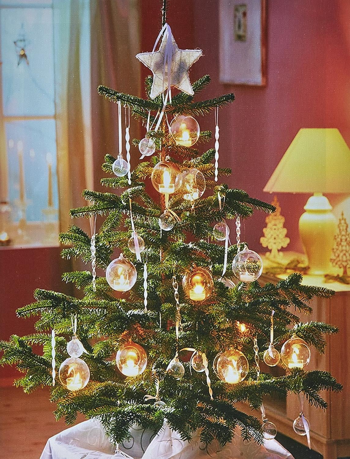 Battery Operated LED Lighted Christmas Tree Canvas Christmas Wall Art ...