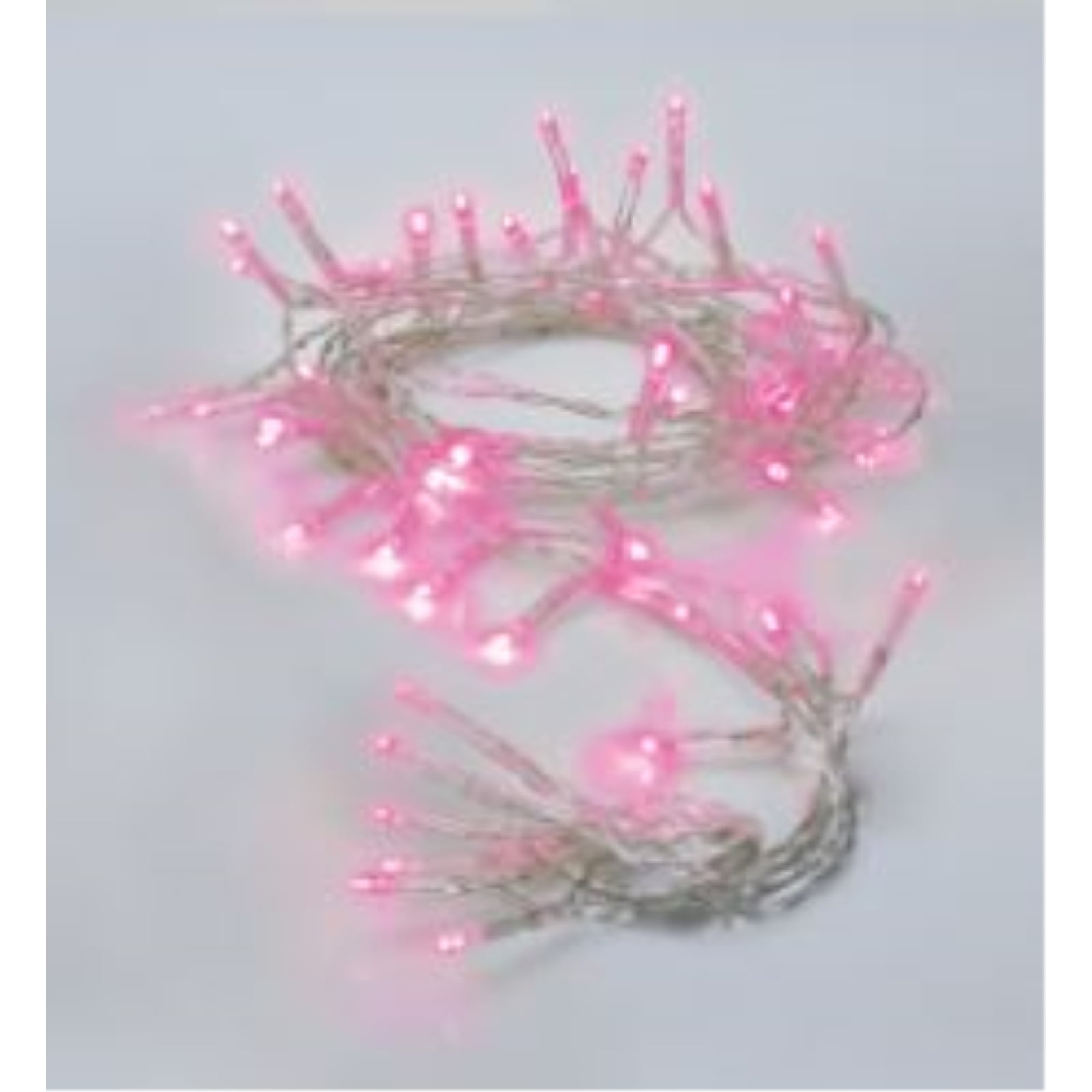 Battery Operated LED Pink 30 Piece String Lights Decoration 9 Feet ...