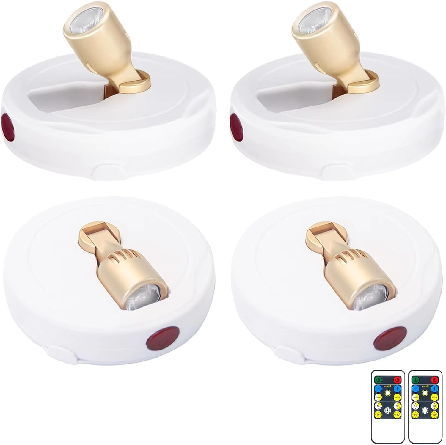 Battery Operated LED Spotlight, Picture Light with Remote, Indoor Up ...