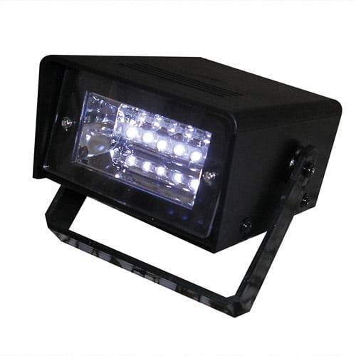 Battery-Operated LED Strobe Light, Black, LED Flashing and strobing ...