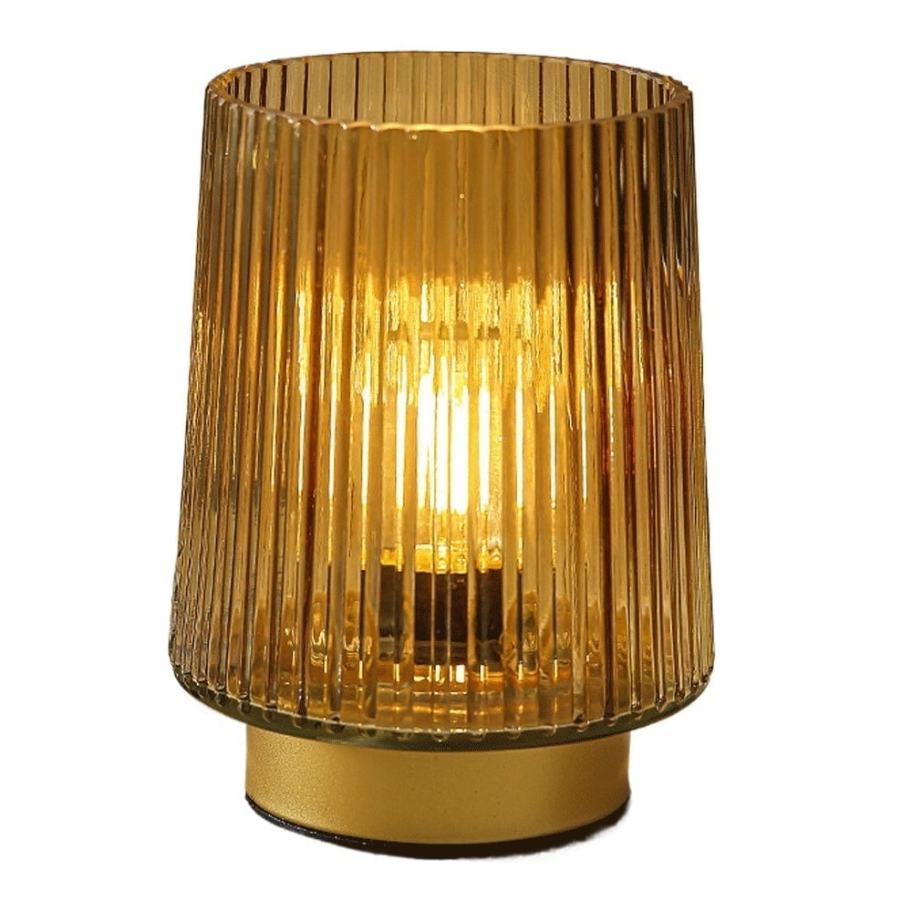 Battery Operated Lamp with Timer, Cordless Table Lamps Bubble Design ...